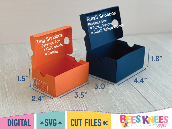 Mini Sneaker Shoebox SVG Template Cut File – Bees Knees SVG