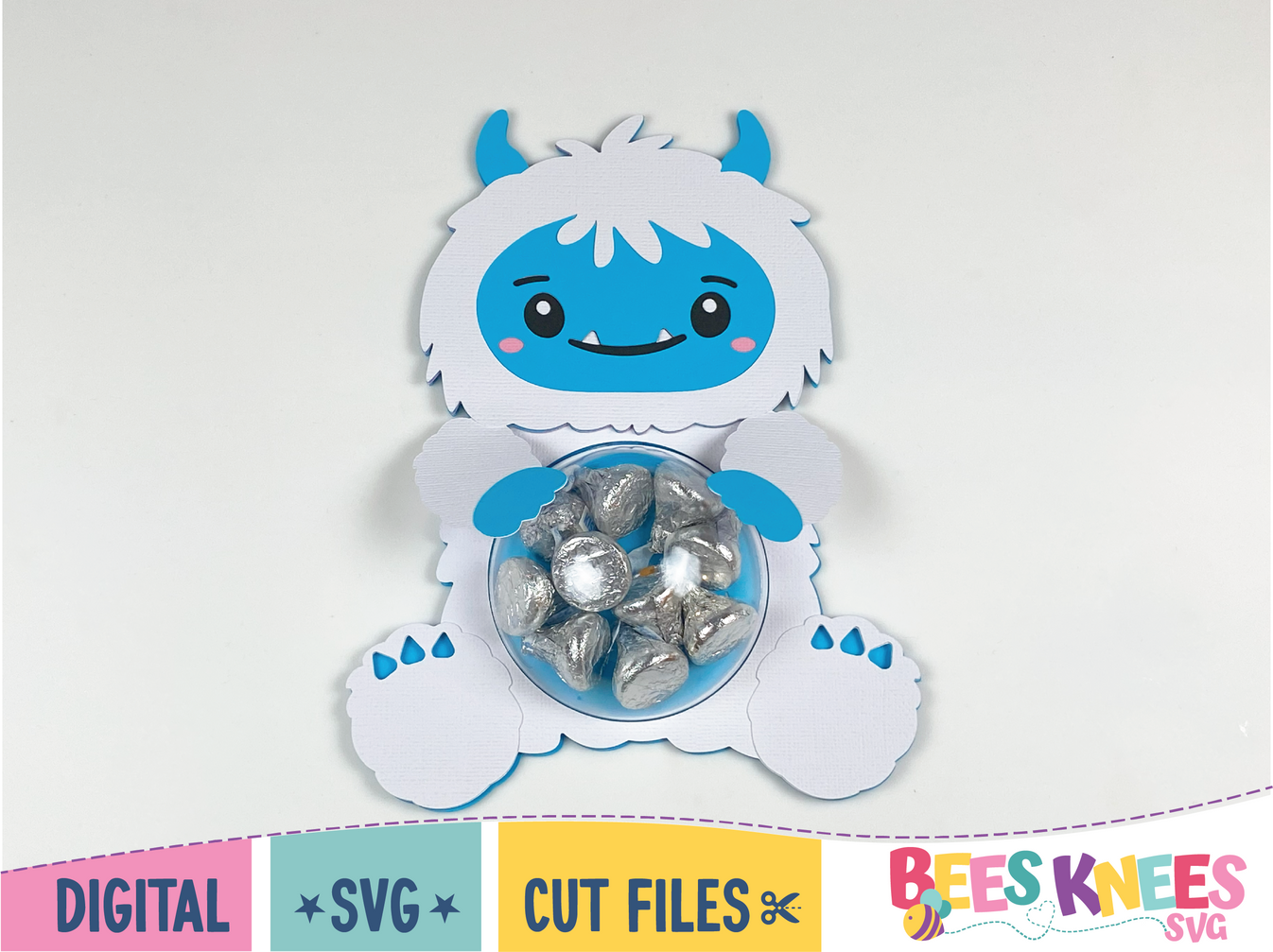 Yeti Candy Holder SVG File – Bees Knees SVG