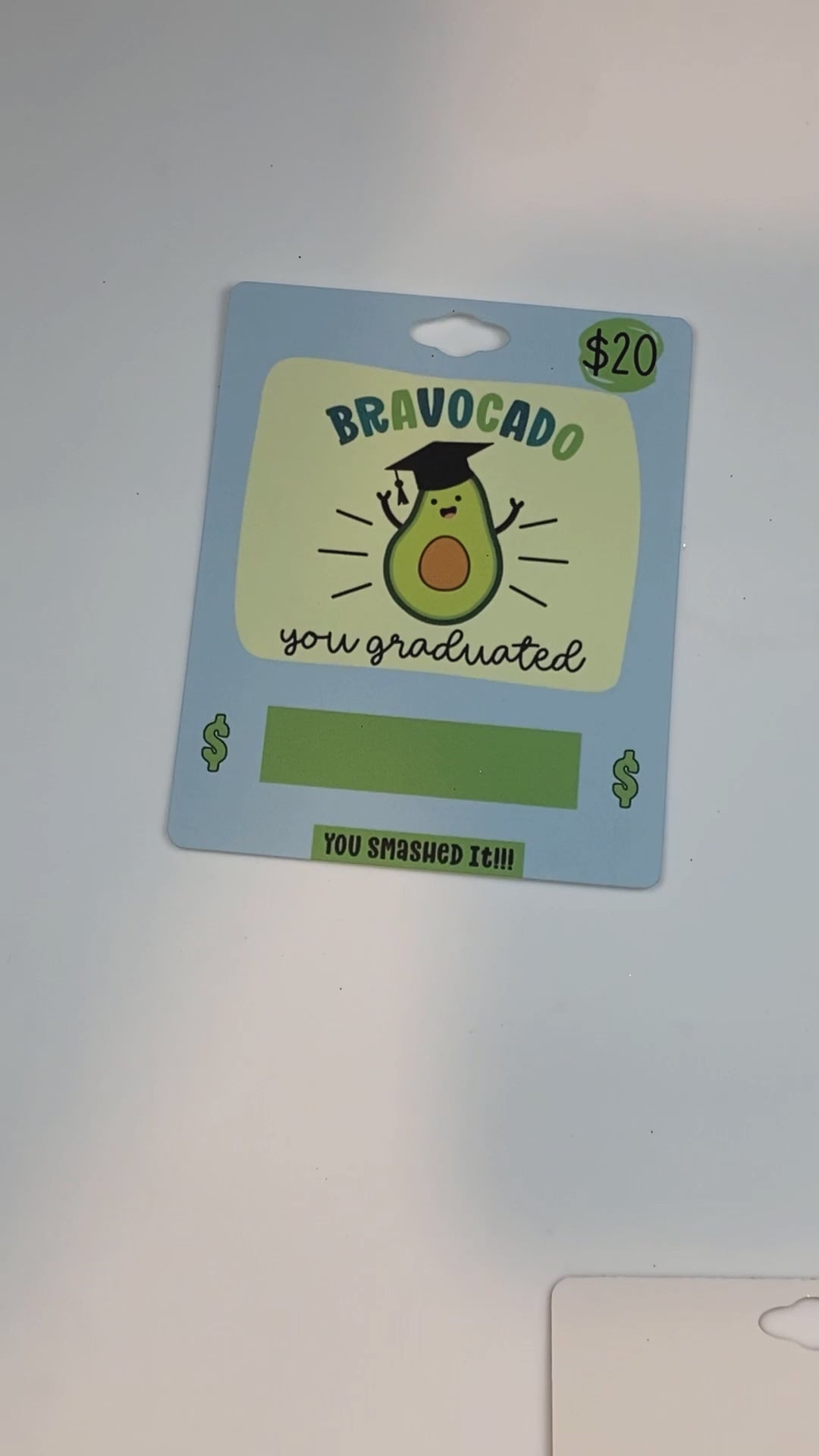 Printable Funny Graduation Bravocado Lip Balm Money Card Template ...